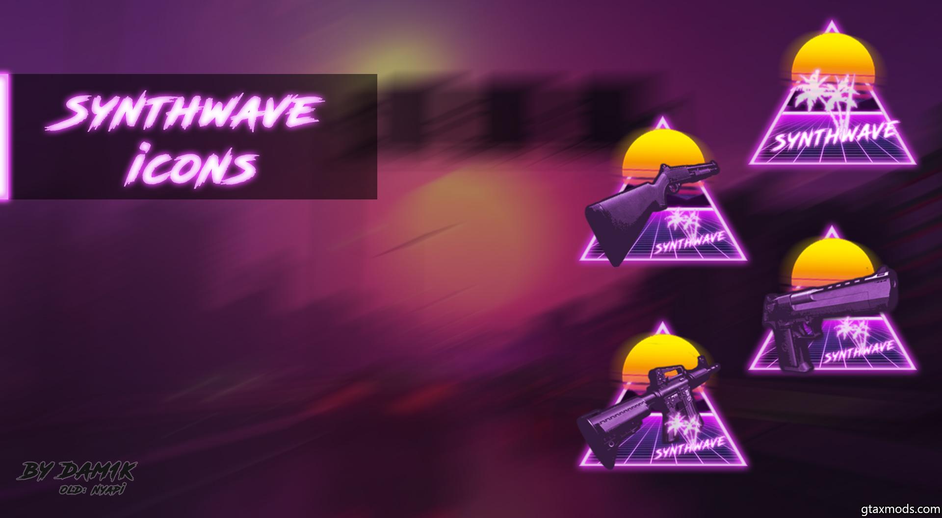 Synthwave Icons - Прочее, Иконки оружия » GTAXMODS - Моды и файлы для ...