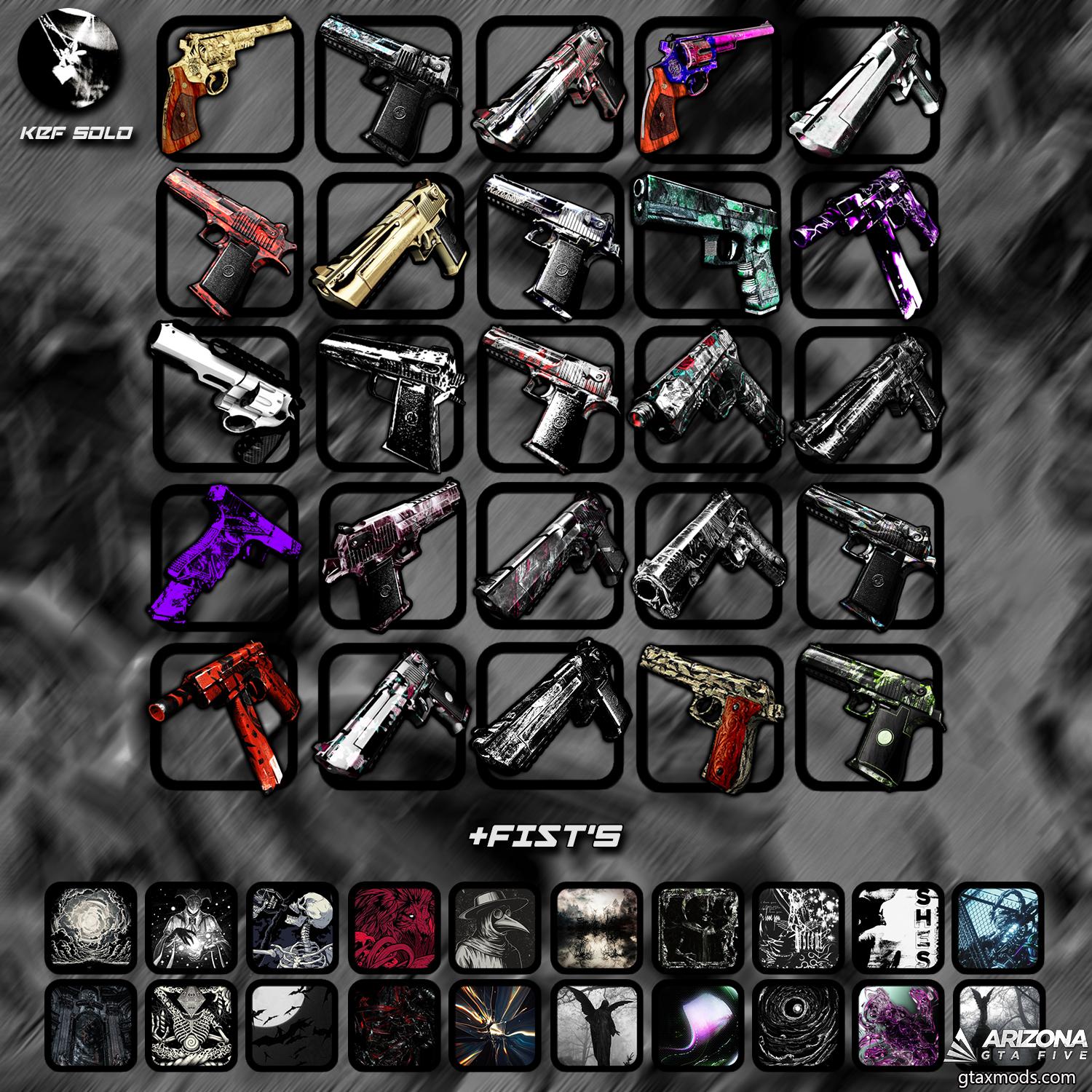 Большой пак Desert Eagle's и Fist pack. - Игровые моды, Оружие ...